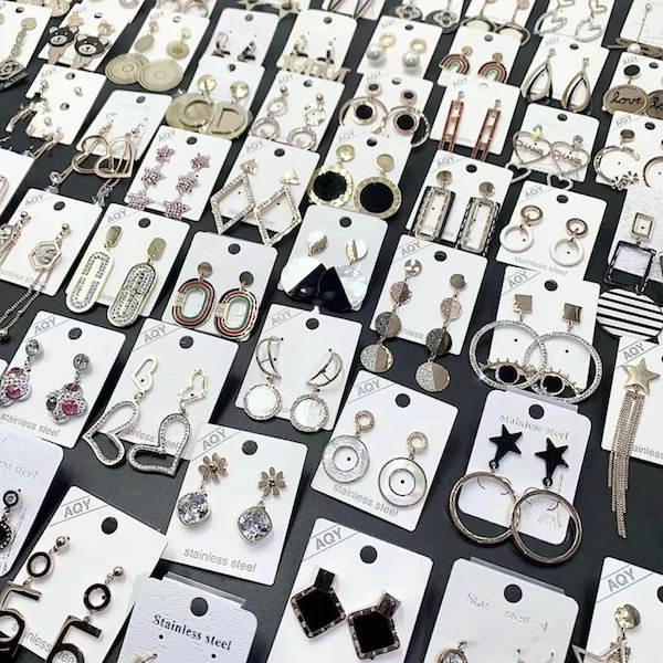Pushi Wholesale Stainless Teel Tud earrings 20 Pieces