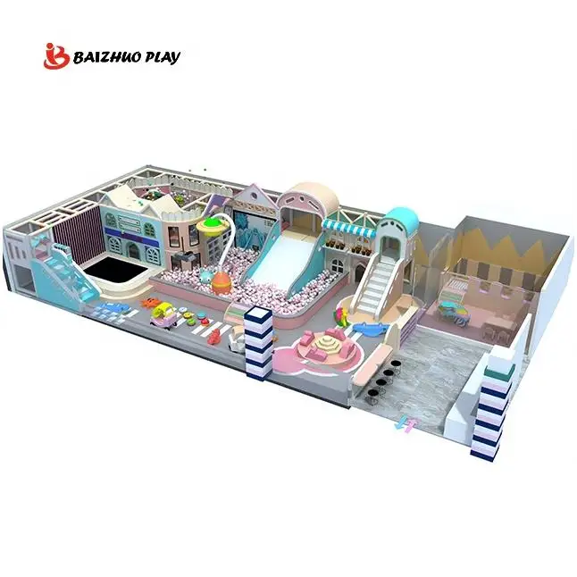 Playground Indoor Play Equipment Set Low Price Commercial In Ground ...