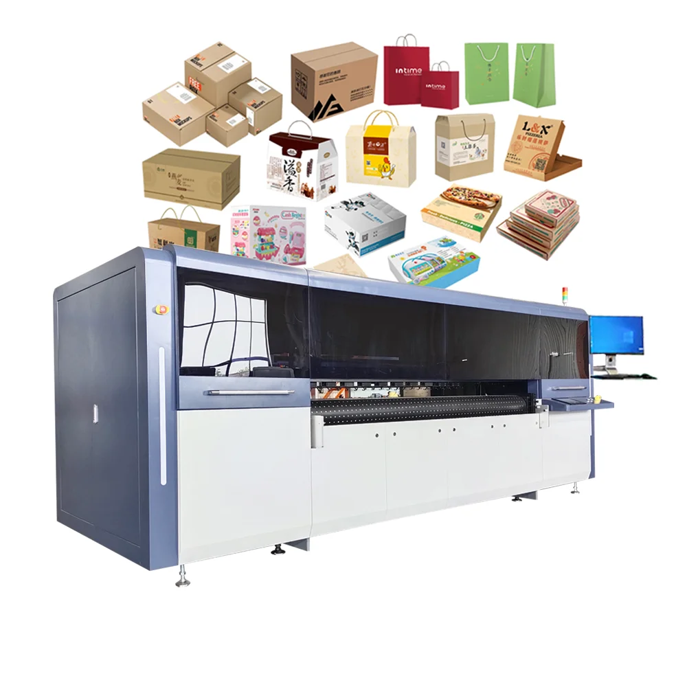 Digital Corrugated Box Printer Packaging Box Printing And Making ...