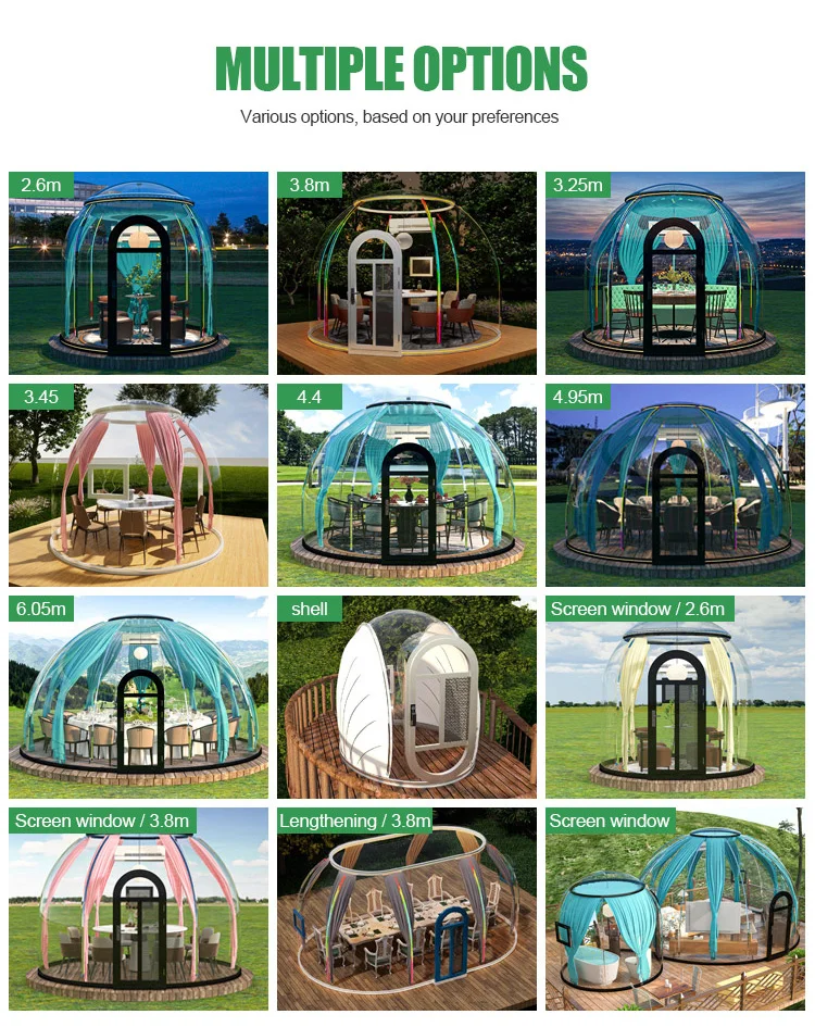 Transparent Patio Personal Stargazer Tiny House Igloo Bubble Dome - Buy Patio Bubble Dome ...