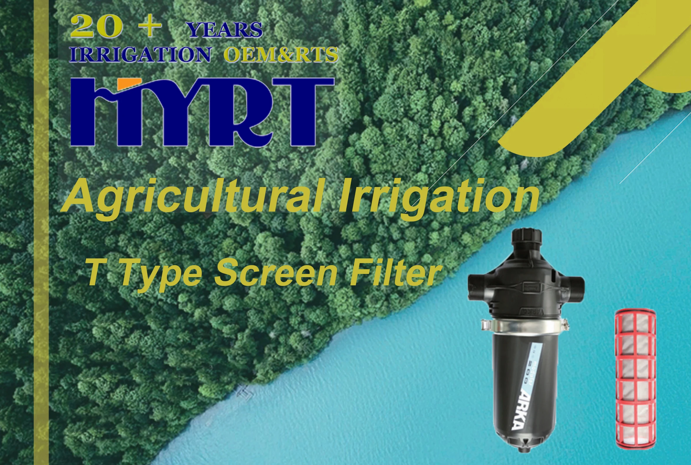 Water Filter T Type Screen Filter For Agricultural Irrigation - Buy ...