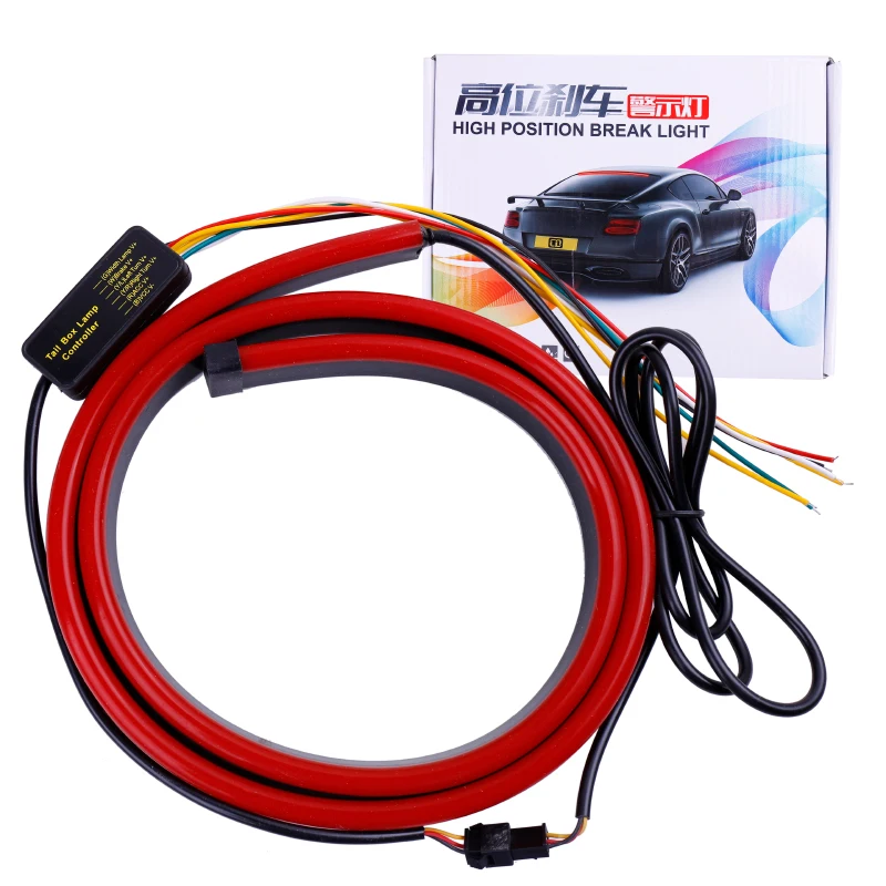 12v Car Led Strip Brake Lights 103cm Rear Tail Warning Light High Mount ...
