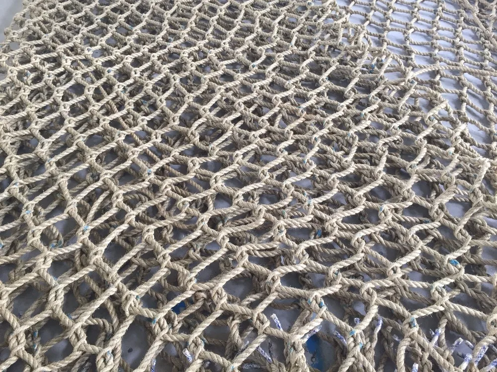 15m*15m Manila Helideck Landing Net - Non-Slip Safety Net