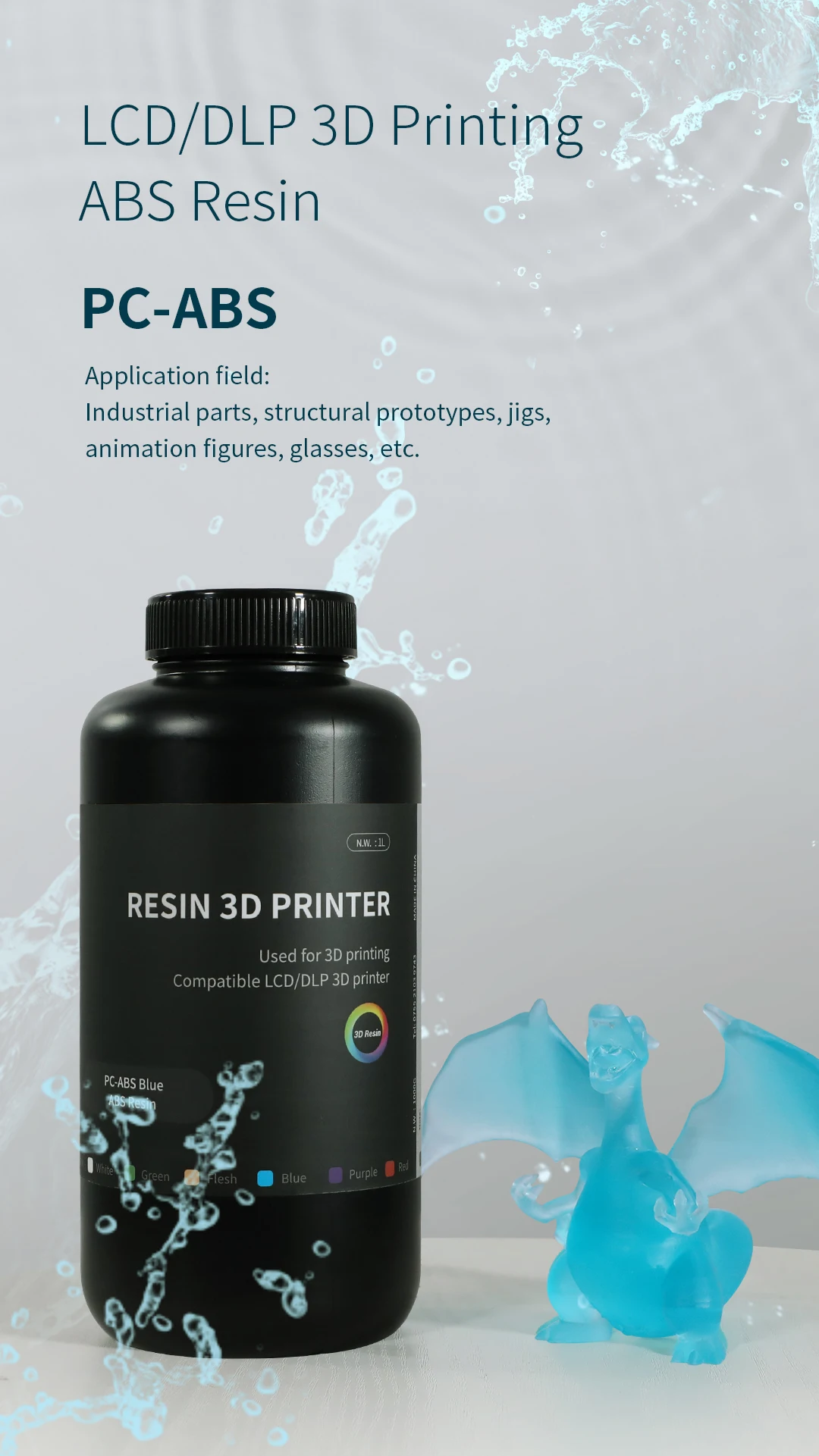 Creality Pionext PC-ABS UV Resin - High Toughness & Purity