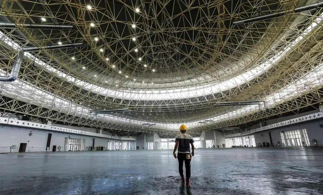 Space Frame Geodesic Dome Skylight Prefabricated Steel Structure ...