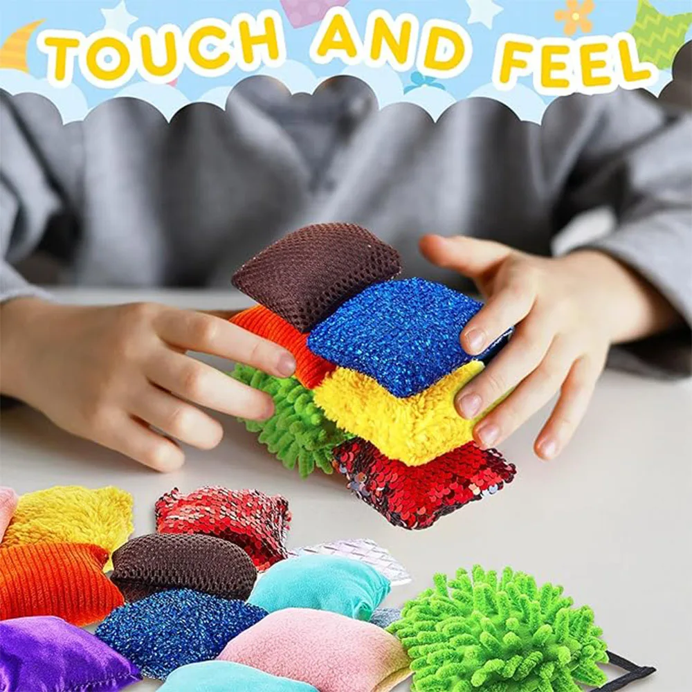J886 Multi Textures Sensory Funny Mini Accessories Stimulate Different ...