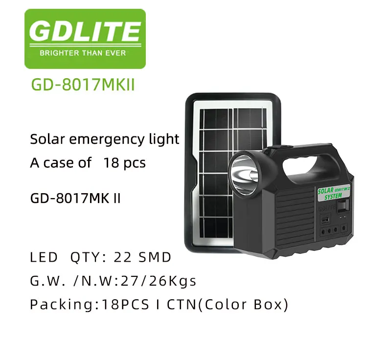 GD8017MKII Solar Lighting System - Efficient & Reliable
