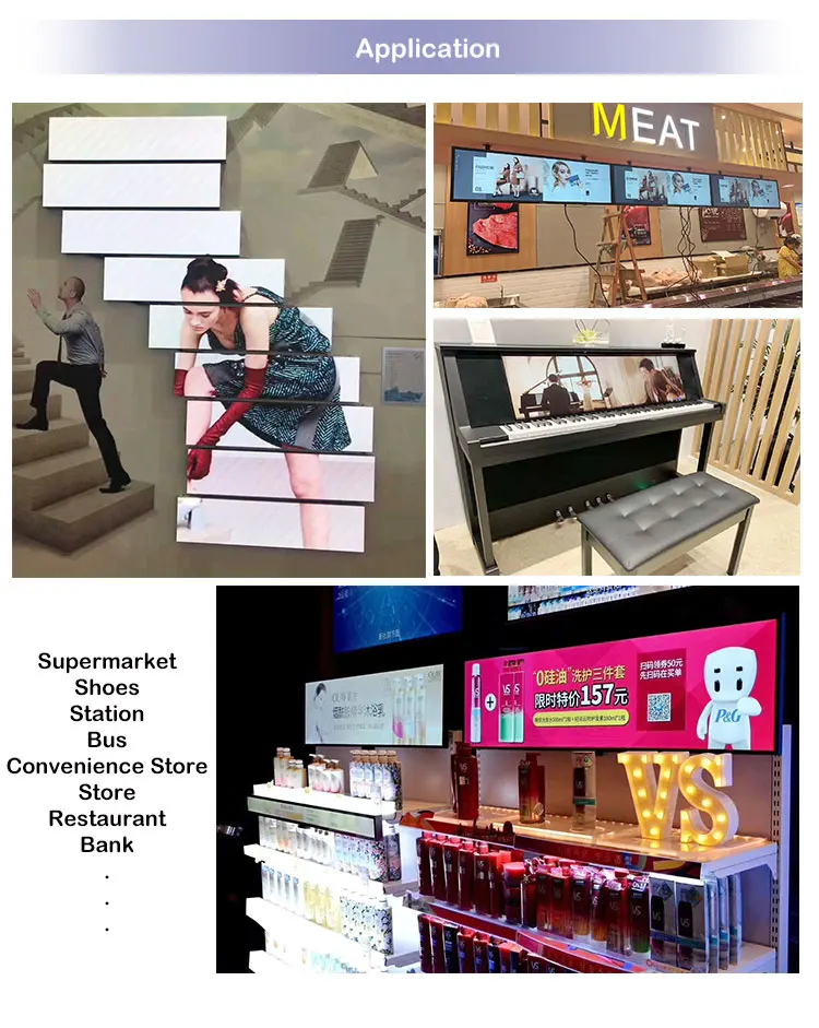 Digital Retail Shelf LCD Displays - Enhance Store Advertising