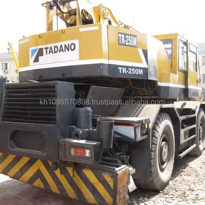 Tadano 25 Ton Rough Crane TR 250M - Second Hand Japan Crane