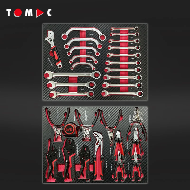 TOMAC Tool Trolley - Heavy Duty with 293PCS OEM Tool Sets