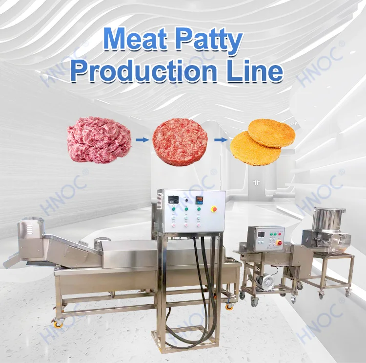 Burger Patty Form Maker Automatic Meat Cutlet Making Pork Pie Molding ...