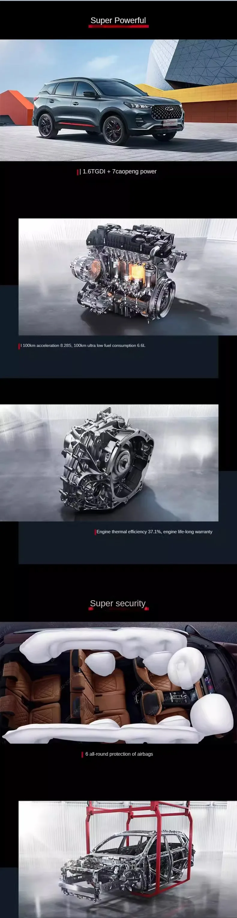 Chery Tiggo 7 2023 Model 1.5t Compact Suv Fuel Vehicle Excellence With Cvt Transmission ...