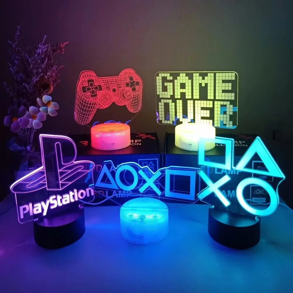 3D Night Light - Customized LED Game Room Desktop Lamp