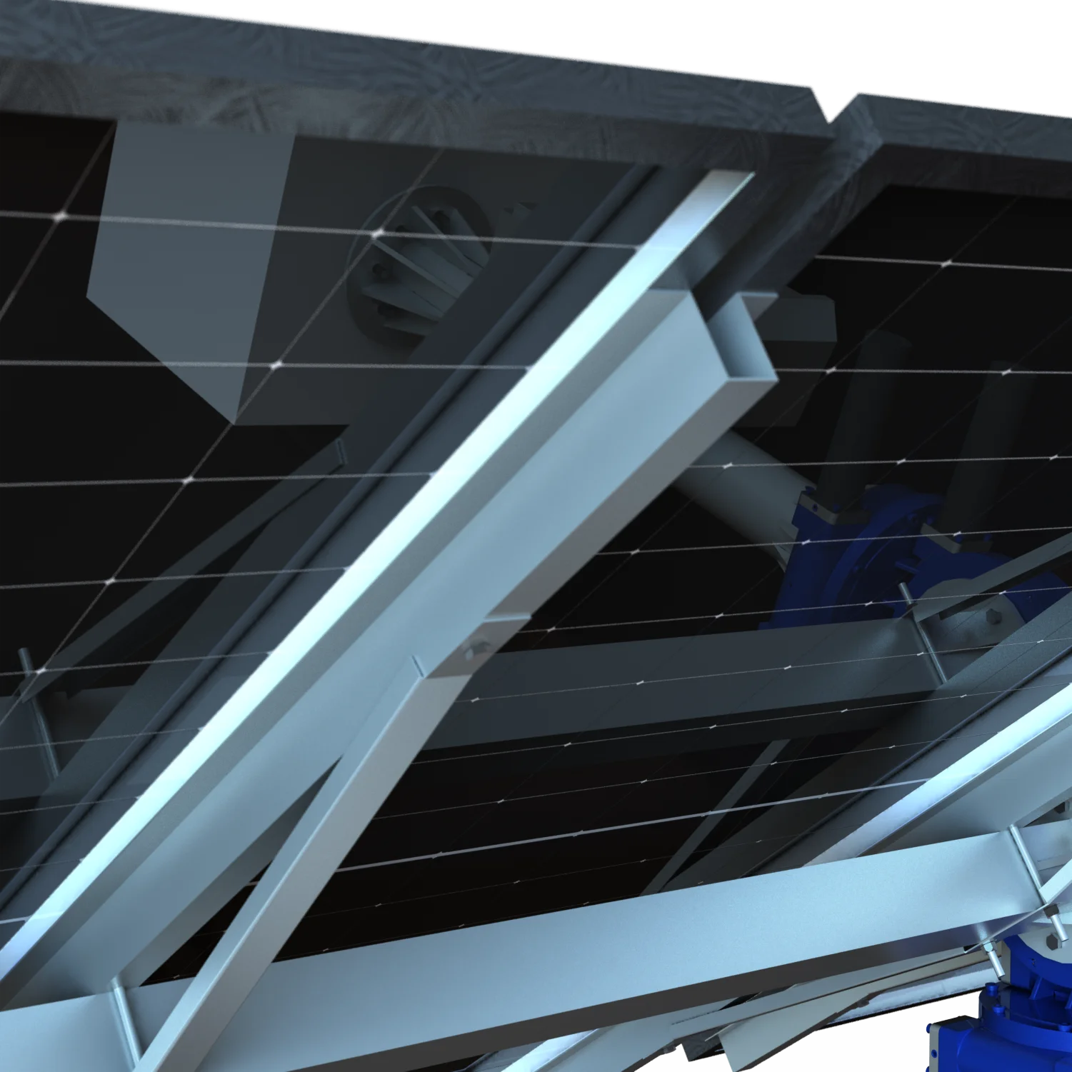 6kw Bofu Dual Axis Solar Tracker/sun Tracking Customized Odm With Dual Axis Slewing Drive With ...