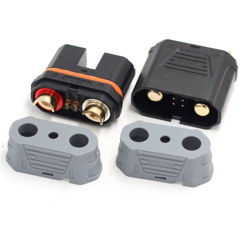 Qs8-s Heavy Duty Anti-spark Battery Connector Gold Large Current Power ...