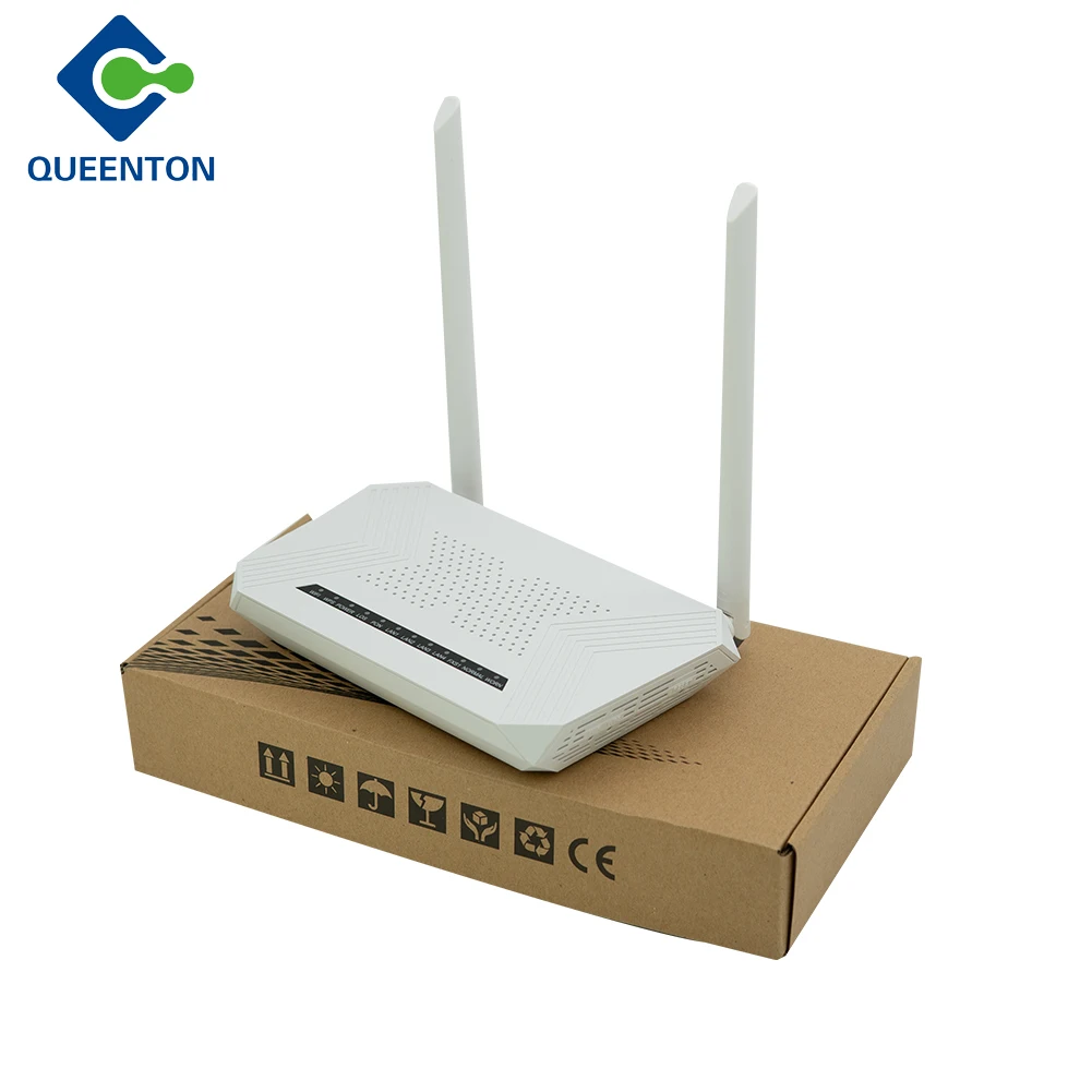 Queenton Catv Xpon Onu 1ge 3fe Wifi Router Modem,Rf Port Gepon Catv Onu ...