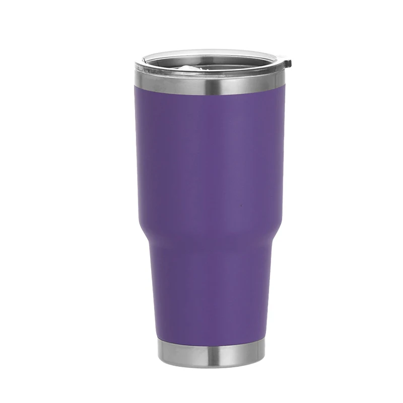 20oz 30oz Powder Coated Regular Tumbler 304 Stainless Steel Drinking ...