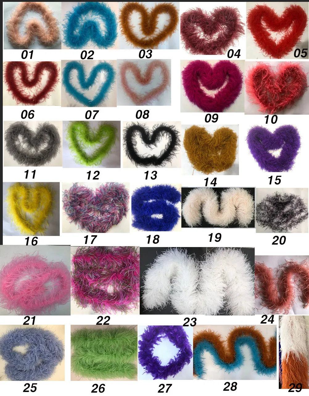 Factory Price Boa Costume Decorate Dress Accessories Decorated Ostrich ...