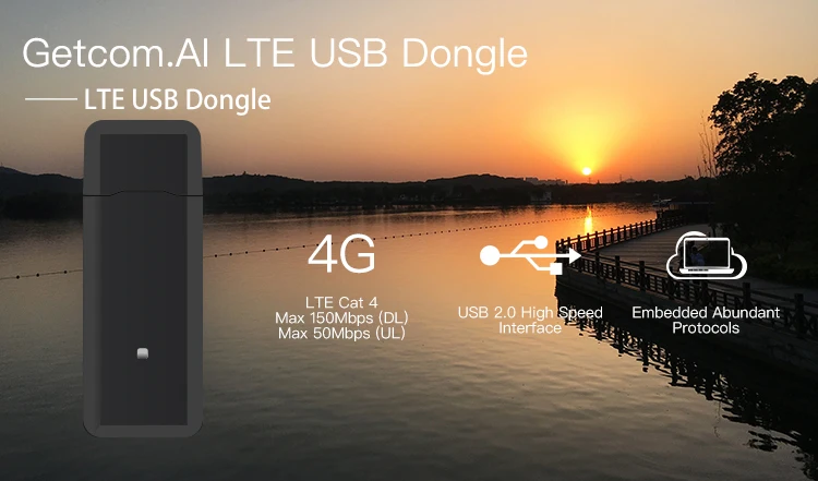 Quectel EC25-AF LTE Modem - 4G LTE USB Dongle with SIM Slot