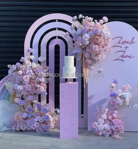 Acrylic Wedding Backdrop Stand - Elegant Event Display