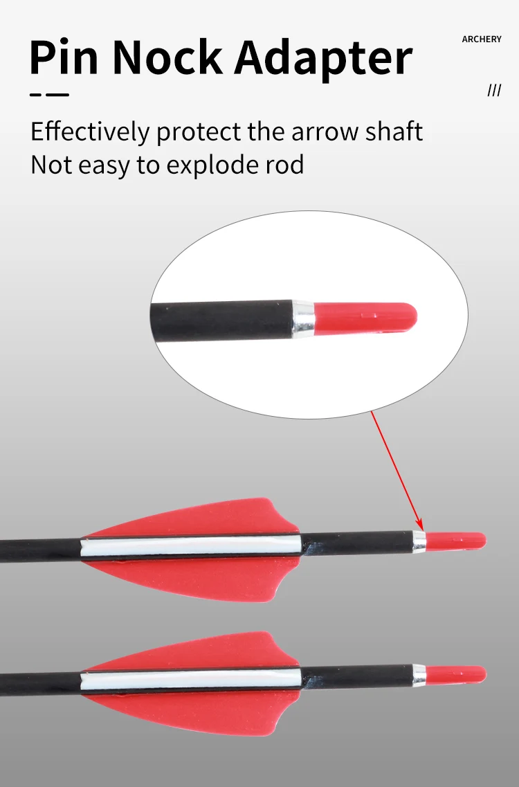 STARCN 4.2mm Pure Carbon Arrows - Ideal for Hunting & Competition