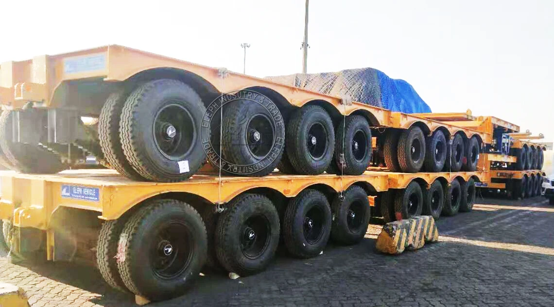 Multi Axles Self-propelled Bridge Transport Dolly Trailer Full Girder ...