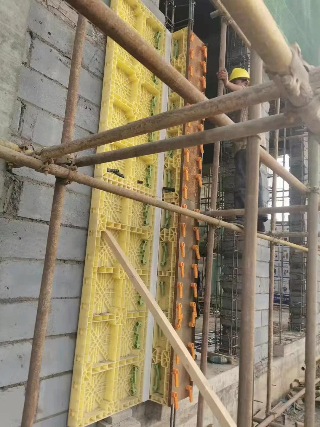 Crash Wall Molds For Concrete Formwork - 80mm Abs Plastic, Oem