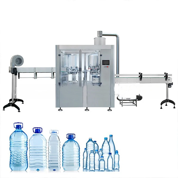 3 in 1 Monoblock Pure Mineral Water Bottle Filling Capping and Labeling ...