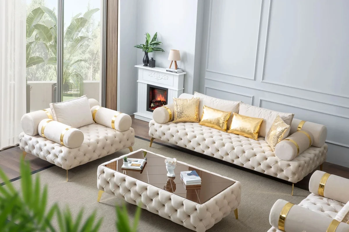 Contemporary Luxury Design Living Room Furniture - 3 2 1 Seater Sofa Set
