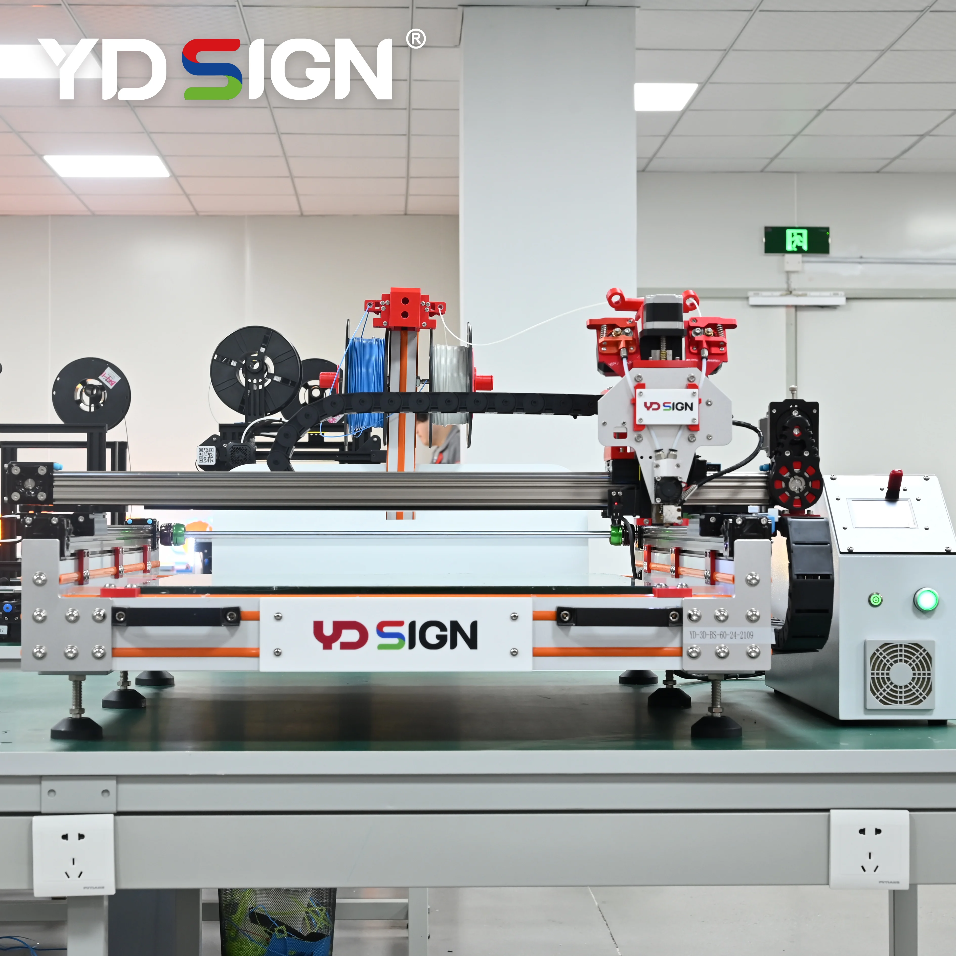 3D Sign Printer Industrial FDM 3D Letter Signage Printer Multicolor ...