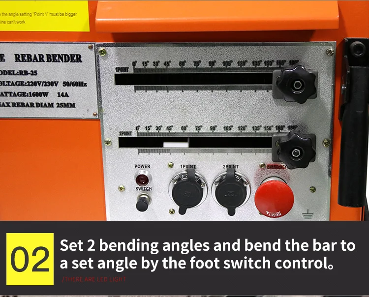 ODETOOLS RB-32 Automatic Reber Bending Machine - Easy to Operate