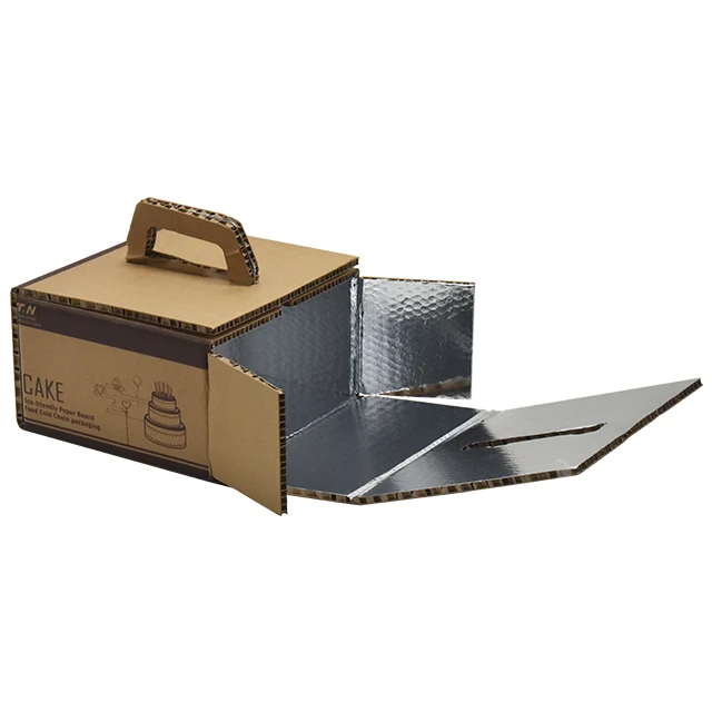 Biodegradable Frozen Food Packaging Insulated Cooler Cardboard Frozen ...