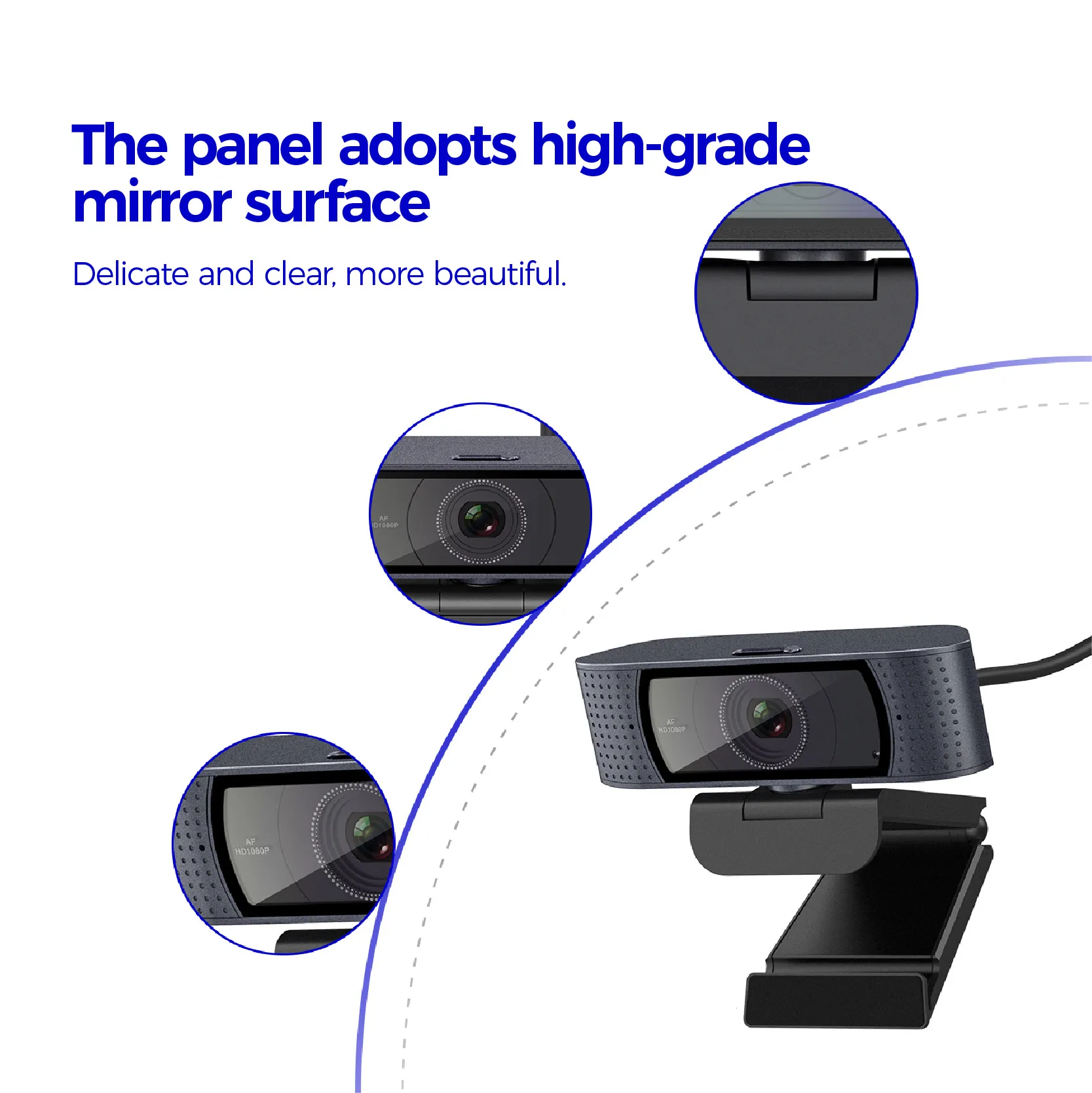 S0NY CMOS Camera - Brio HD Webcam 1080P for Car Rear View