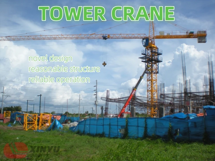 Qtz40a/4708china New Construction Flattop Tower Crane Machine Flat Top Building Small Topless ...