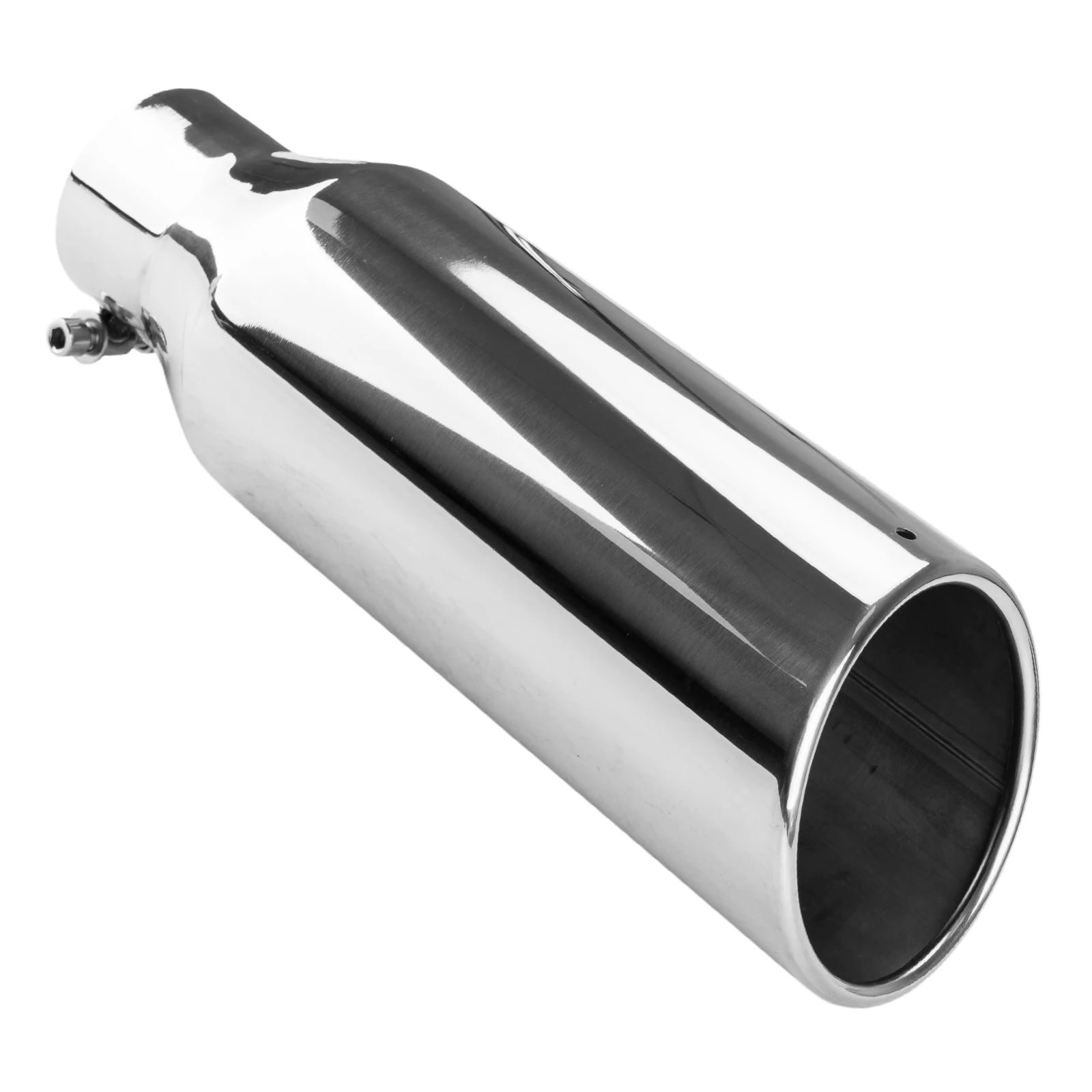 2.5 Inch Inlet 4 Inch Outlet Universal Silvery Weld-on Exhaust Tip ...