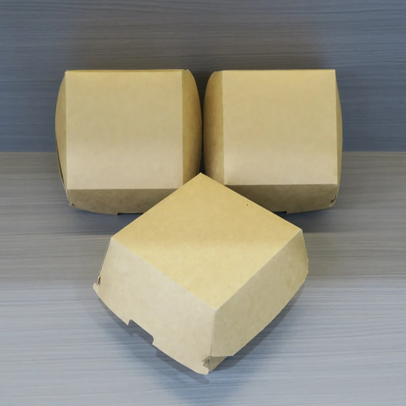 Wholesale Hamburger Burger Box Packaging Take Away Burger Box Fast Food ...