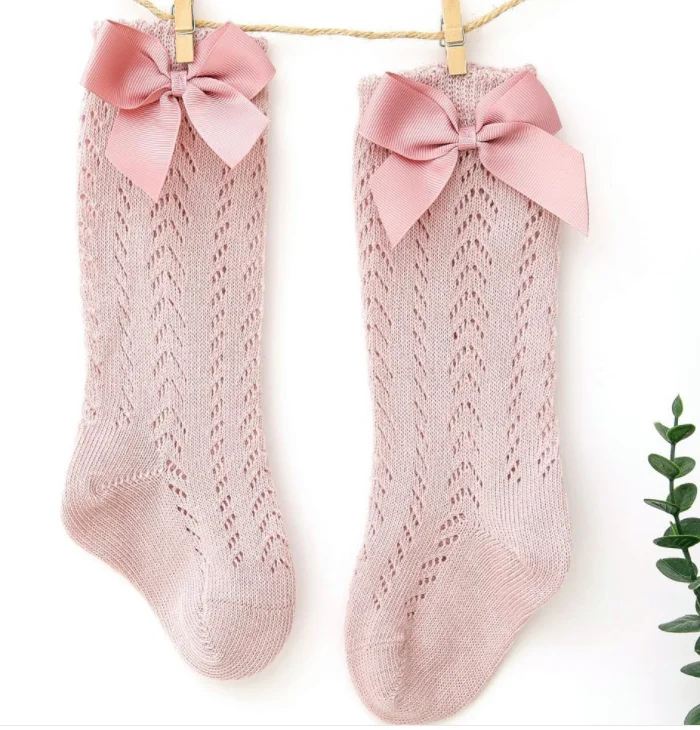 Girls Knee High Spanish Style Socks - Fashion & Comfort