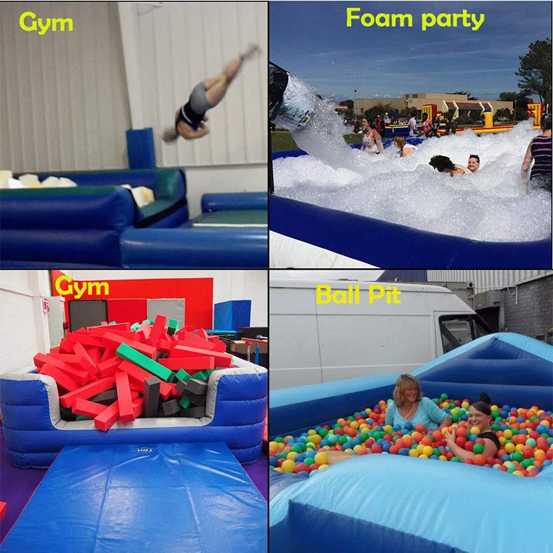 Air Pit Inflatable Artistic Gymnastics Foam Pit GYM Tumble Track Ball ...