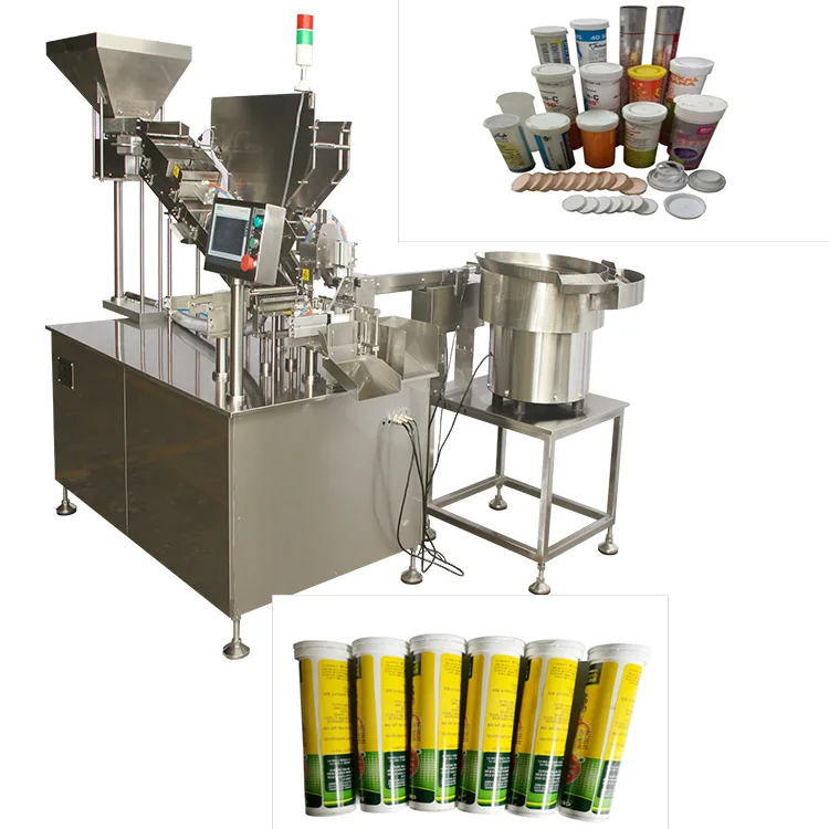 Automatic Effervescent Tablet Tube Bottle Filling And Capping Machine ...