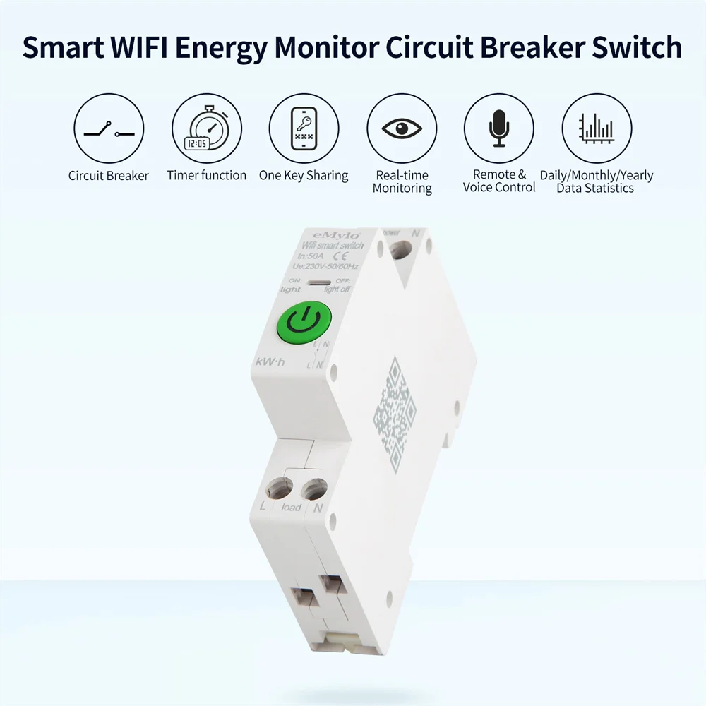 EMYLO Wifi Smart Circuit Breaker - Reliable Energy Management