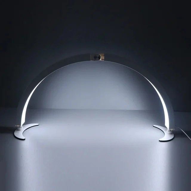 29in Dimmable LED Half Moon Lamp for Nail Studio Manicure Salon