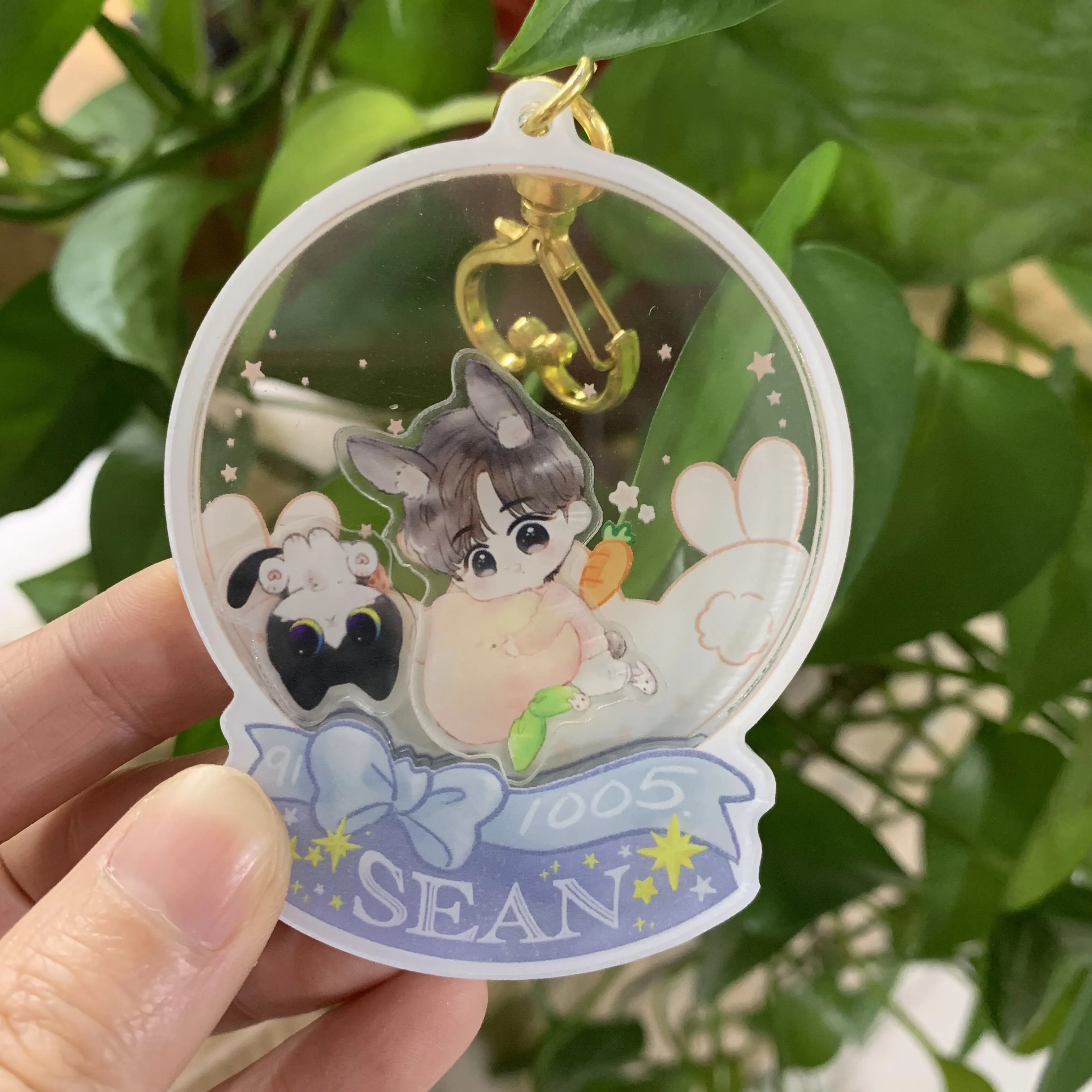 Personalized Custom Printed Acrylic Charms Shaker Charms Three Layer ...