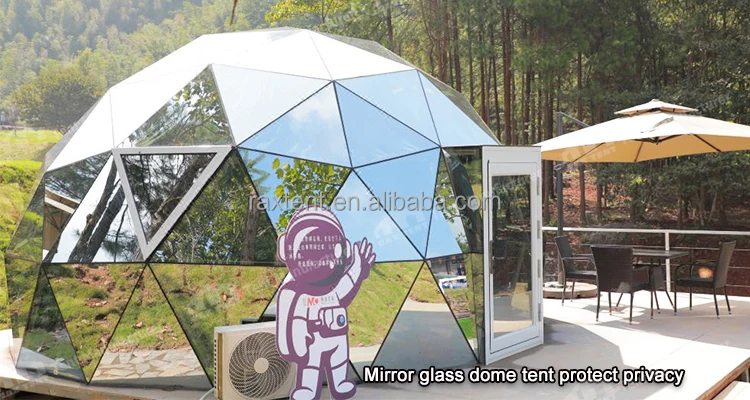 Modern Geodesic Mirror Glass Dome Tent Igloo Theme Camping Hotel with ...