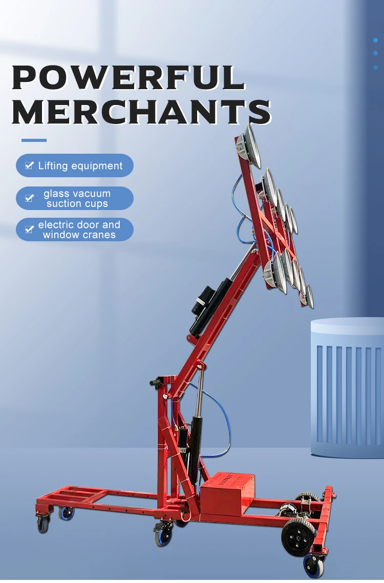 Electric Hand Carry Glass Vacuum Lifter 50kg 150kg Forklift Granite For ...