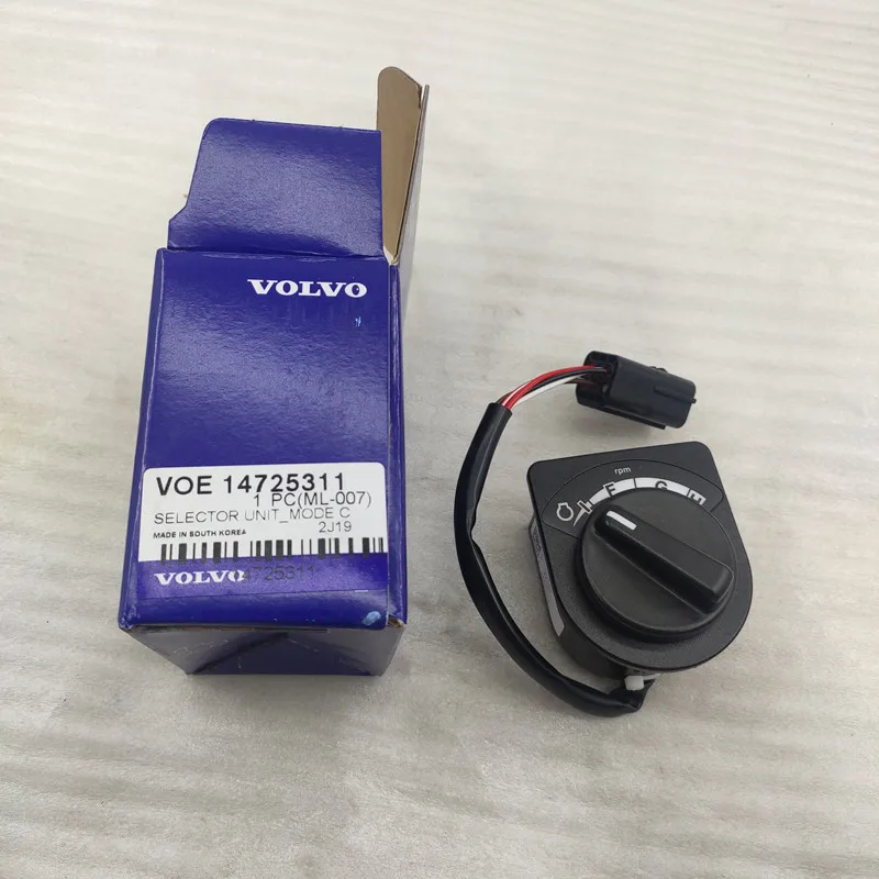 正品沃尔沃挖掘机零件EC220D EC250D EC380D EC480D油门旋钮选择器单元14725311 VOE14725311 ...