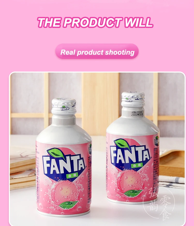 Japan Fanta Grape & White Peach Carbonated Soft Drink 300ml ...