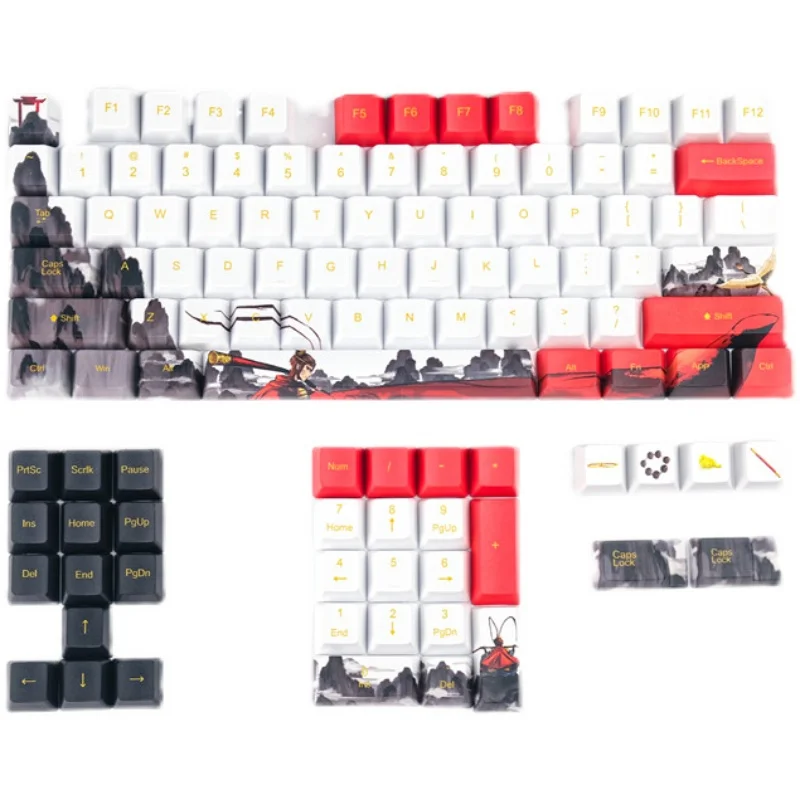 Personality Cartoon Monkey King Keycap Pbt Five Sided Sublimation Oem ...