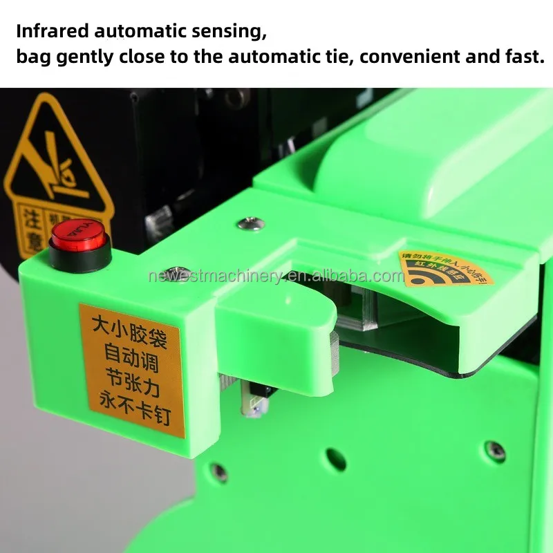 Automatic Commercial Aluminum Continuous Plastic Bag Neck Sealing ...