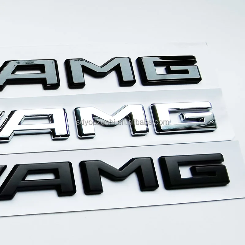AMG Rear Letter Emblem - Customized 3D ABS Logo Badge