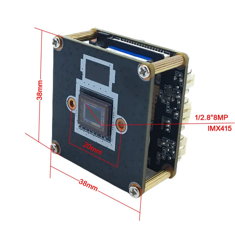 8mp人工智能检测知识产权摄像机模块mstar 338q + Imx415 Ssc338q C338q Imx415 - Buy 8mp Ai ...
